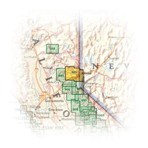 Tahoe National Forest East Map [Sierra Buttes, Donner Pass] (National Geographic Trails Illustrated Map, 805)