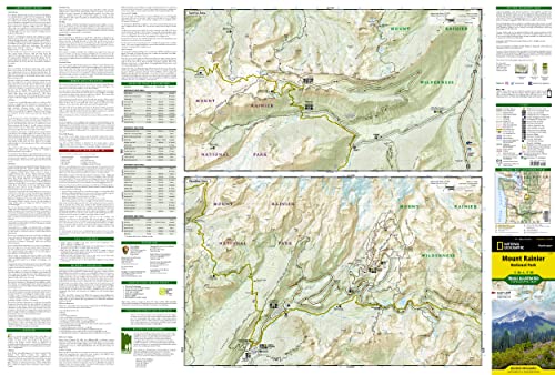 Mount Rainier National Park Map (National Geographic Trails Illustrated Map, 217)