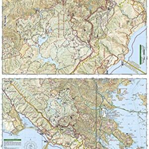 Mount Tamalpais, Point Reyes Map (National Geographic Trails Illustrated Map, 266)