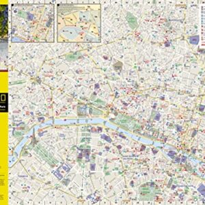 Paris Map (National Geographic Destination City Map)