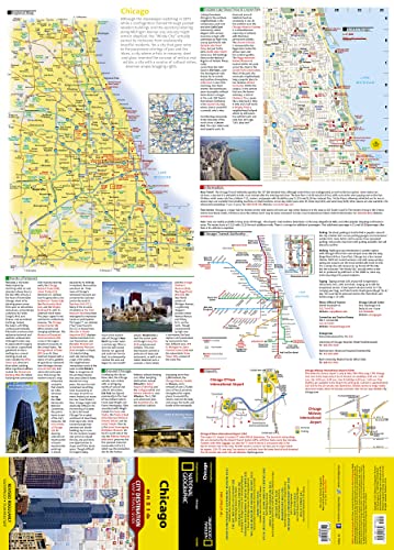 Chicago Map (National Geographic Destination City Map)