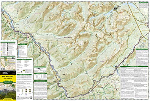 Two Medicine - Glacier National Park Trails Illustrated Map # 315 (National Geographic Maps: Trails Illustrated)