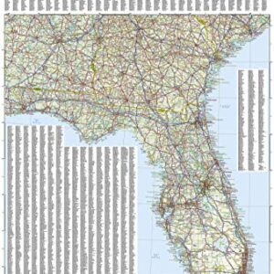 United States, Southeast Map (National Geographic Adventure Map, 3126)