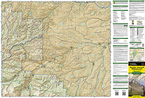 Absaroka-Beartooth Wilderness East Map [Cooke City, Red Lodge] (National Geographic Trails Illustrated Map, 722)