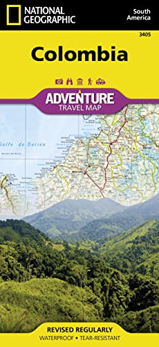 Colombia Map (National Geographic Adventure Map, 3405)