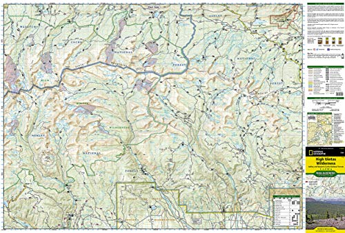 High Uintas Wilderness Map