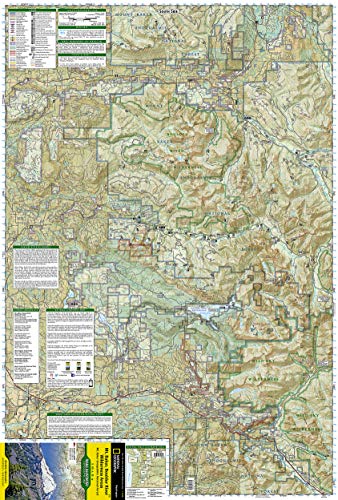 Mount Baker and Boulder River Wilderness Areas Map [Mt. Baker-Snoqualmie National Forest] (National Geographic Trails Illustrated Map, 826)