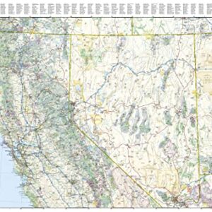 United States, California and Nevada Map (National Geographic Adventure Map, 3119)