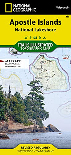 Apostle Islands National Lakeshore Map (National Geographic Trails Illustrated Map, 235)