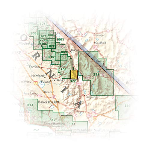 Mount Whitney Map (National Geographic Trails Illustrated Map, 322)