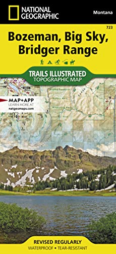 Bozeman, Big Sky, Bridger Range Map (National Geographic Trails Illustrated Map, 723)