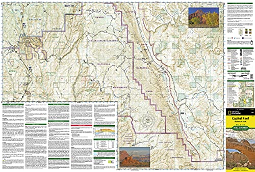 Capitol Reef National Park Map (National Geographic Trails Illustrated Map, 267)