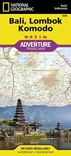 Bali, Lombok, and Komodo Map [Indonesia] (National Geographic Adventure Map, 3005)