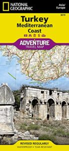 türkiye (turkey): mediterranean coast map (national geographic adventure map, 3019)