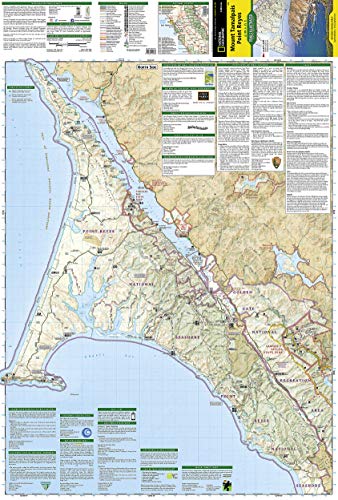 Mount Tamalpais, Point Reyes Map (National Geographic Trails Illustrated Map, 266)