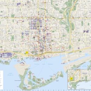 Toronto Map (National Geographic Destination City Map)