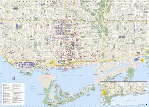 Toronto Map (National Geographic Destination City Map)