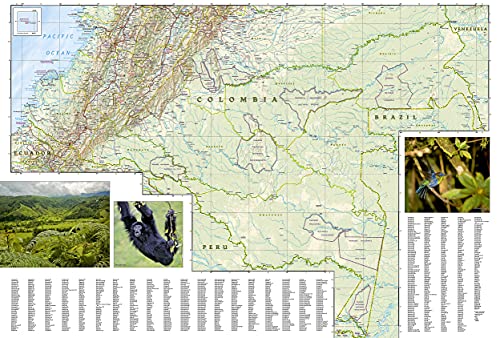 Colombia Map (National Geographic Adventure Map, 3405)