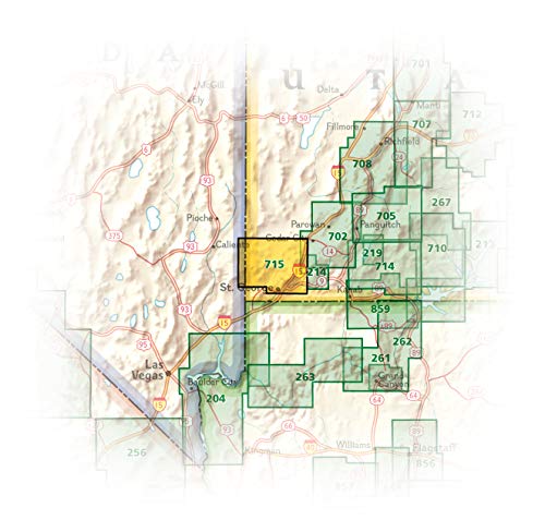 St George, Pine Valley Mountain Map (National Geographic Trails Illustrated Map, 715)