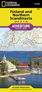 finland and northern scandinavia map (national geographic adventure map, 3300)