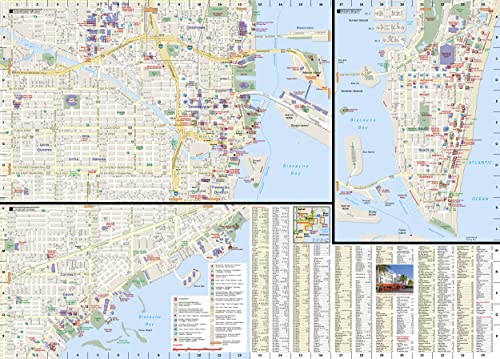 Miami and the Keys Map (National Geographic Destination City Map)