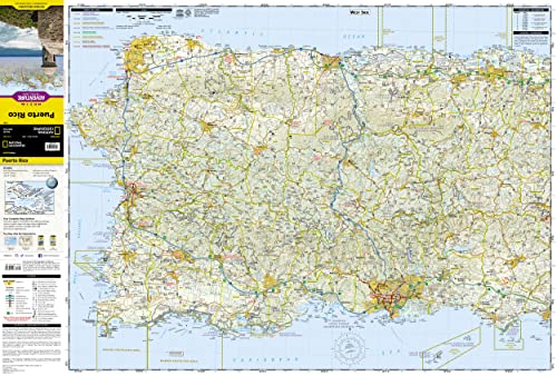 Puerto Rico Map (National Geographic Adventure Map, 3107)