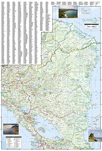 Nicaragua, Honduras, and El Salvador Map (National Geographic Adventure Map, 3109)