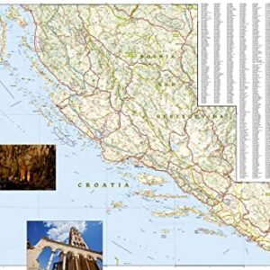 Croatia Map (National Geographic Adventure Map, 3324)