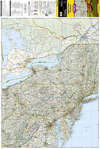 United States, Northeast Map (National Geographic Adventure Map, 3127)