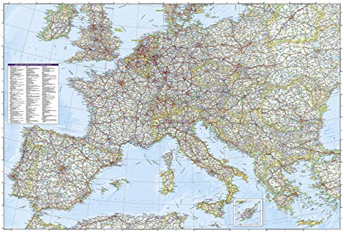 Europe Map (National Geographic Adventure Map, 3328)