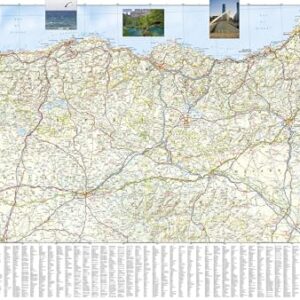 Northern Spain: Camino de Santiago Map (National Geographic Adventure Map, 3306)