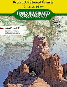 Sycamore Canyon, Verde Valley Map [Coconino, Kaibab, and Prescott National Forests] (National Geographic Trails Illustrated Map, 854)