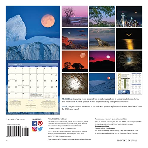 The 2023 Old Farmer’s Almanac Moon Calendar