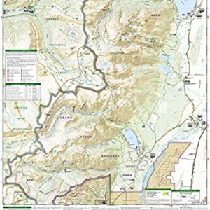 Grand Teton National Park Map (National Geographic Trails Illustrated Map, 202)