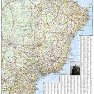 Brazil Map (National Geographic Adventure Map, 3401)