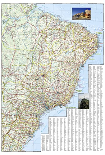 Brazil Map (National Geographic Adventure Map, 3401)