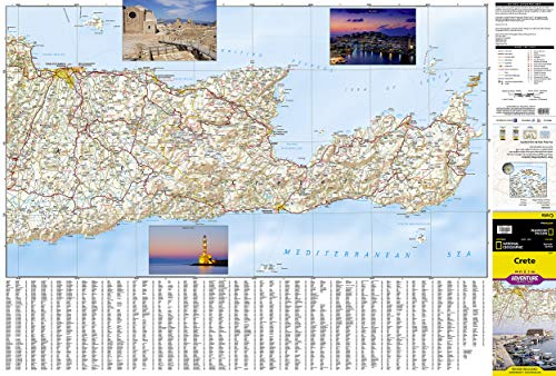 Crete Map [Greece] (National Geographic Adventure Map, 3317)