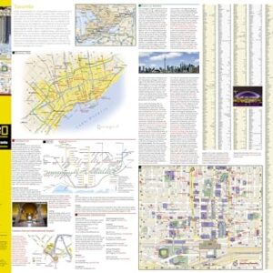 Toronto Map (National Geographic Destination City Map)