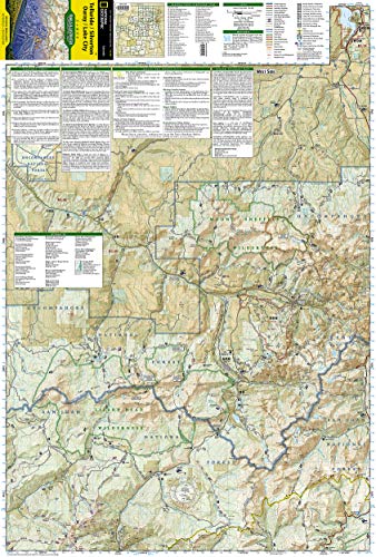 Telluride, Silverton, Ouray, Lake City Map (National Geographic Trails Illustrated Map, 141)