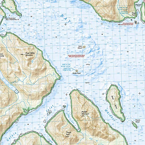 Glacier Bay National Park and Preserve Map (National Geographic Trails Illustrated Map, 255)