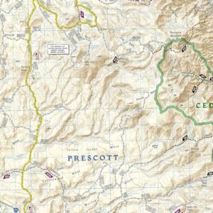 Sycamore Canyon, Verde Valley Map [Coconino, Kaibab, and Prescott National Forests] (National Geographic Trails Illustrated Map, 854)