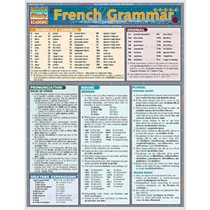 French Grammar: a QuickStudy Laminated Reference Guide