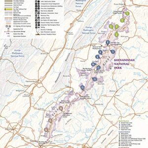 Shenandoah National Park Day Hikes Map (National Geographic Topographic Map Guide, 1703)