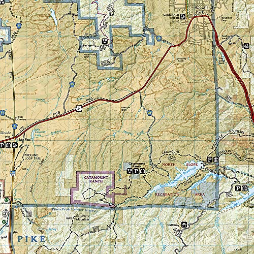 Pikes Peak, Cañon City Map (National Geographic Trails Illustrated Map, 137)