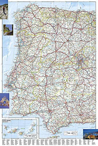 Spain and Portugal Map (National Geographic Adventure Map, 3307)