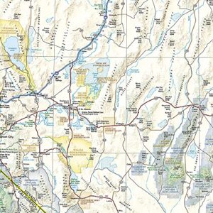 United States, California and Nevada Map (National Geographic Adventure Map, 3119)