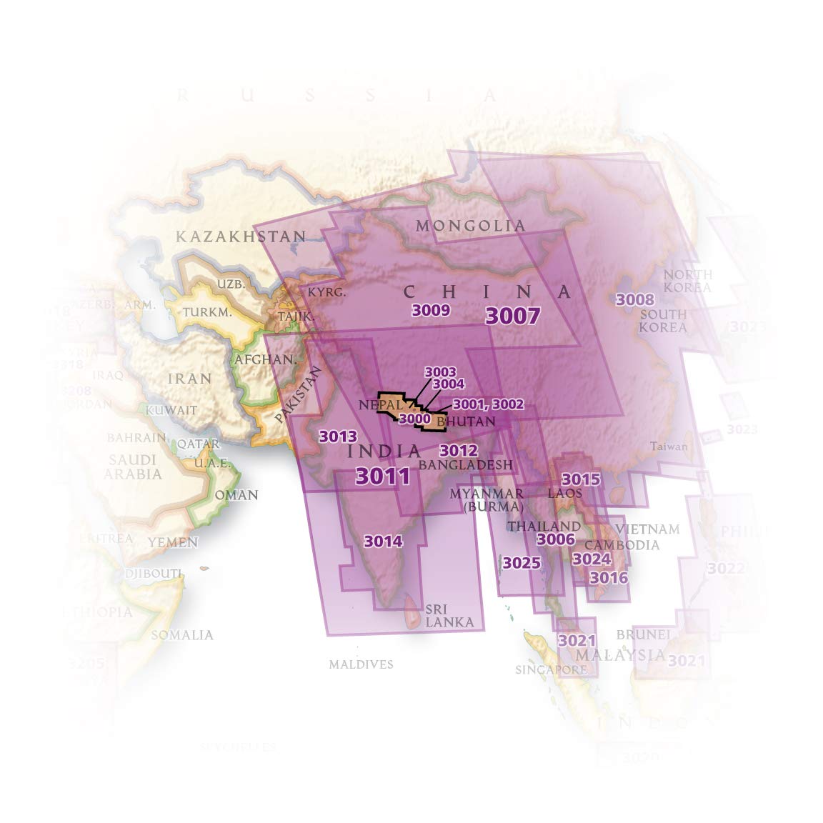 Nepal Map (National Geographic Adventure Map, 3000)