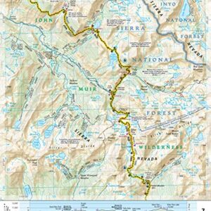 John Muir Trail Topographic Map Guide (National Geographic Topographic Map Guide) (National Geographic Topographic Map Guide, 1001)