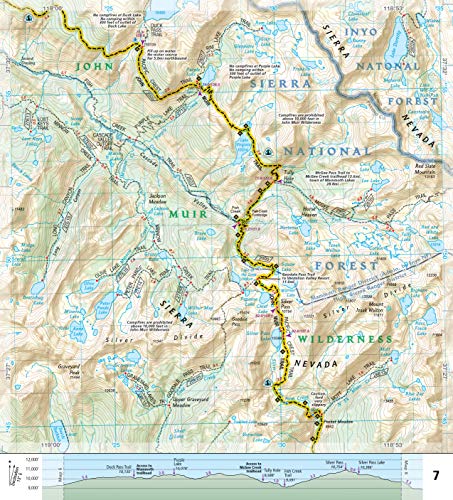 John Muir Trail Topographic Map Guide (National Geographic Topographic Map Guide) (National Geographic Topographic Map Guide, 1001)