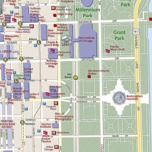 Chicago Map (National Geographic Destination City Map)